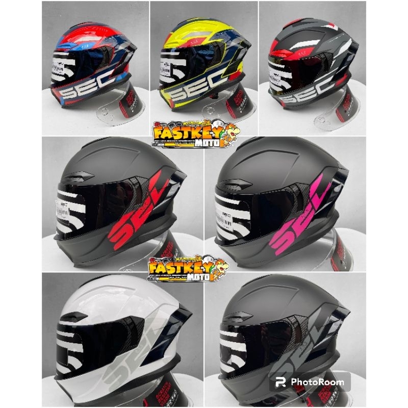 SEC ace fullface helmet dual lens | Shopee Philippines