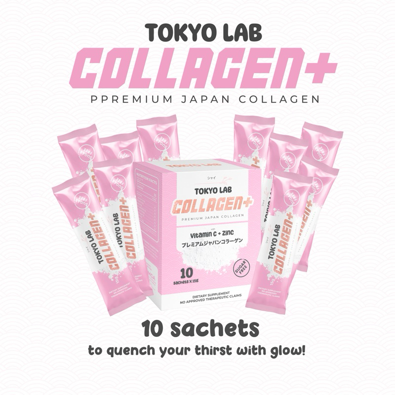 🇯🇵Tokyo Lab Collagen + Vitamin C & Zinc 🇯🇵 | Shopee Philippines