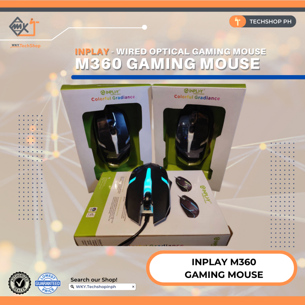 INPLAY - WIRED GAMING MOUSE | Shopee Philippines