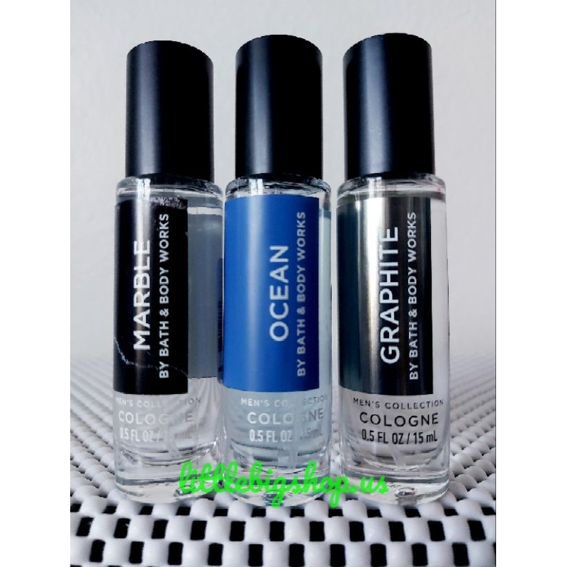 GRAPHITE Bath & Body Works Men's Mini Cologne 15ml(USA) | Shopee ...