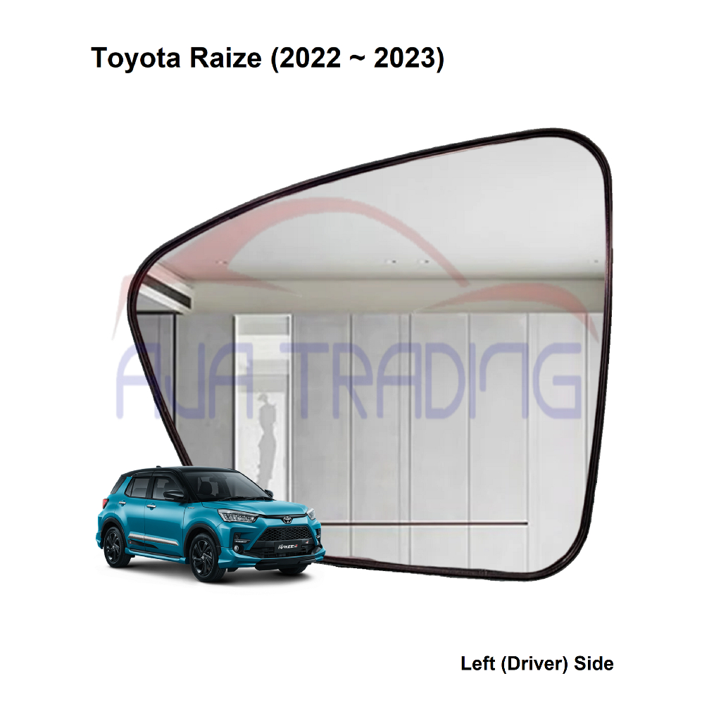 Side Mirror Lens for Toyota Raize (2022 ~ 2023) | Shopee Philippines
