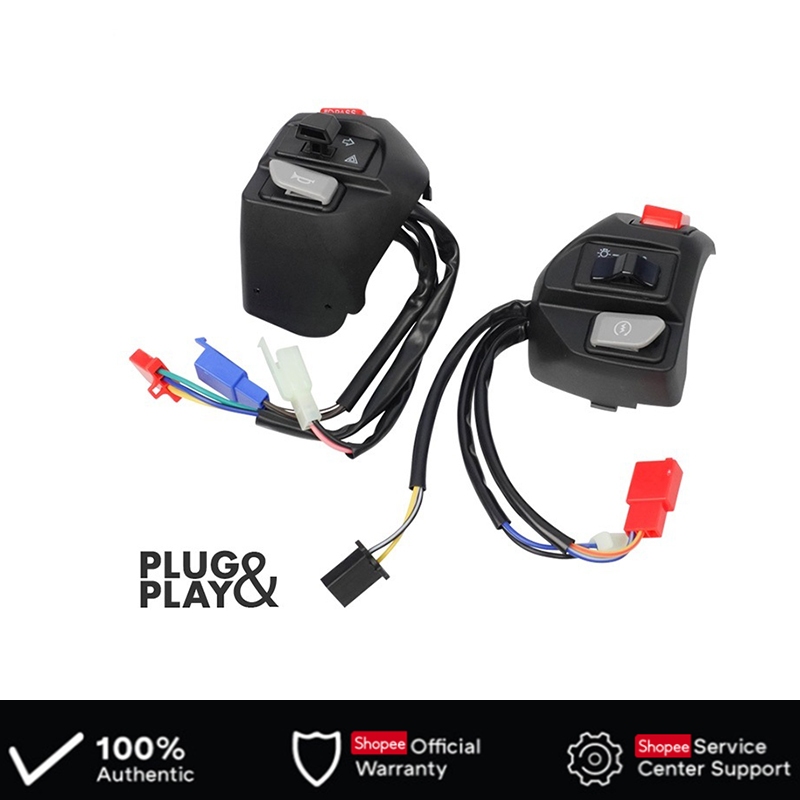 AEROX V1 HANDLE SWITCH with HAZARD LIGHT for AEROX / MIO I 125 / MIO ...