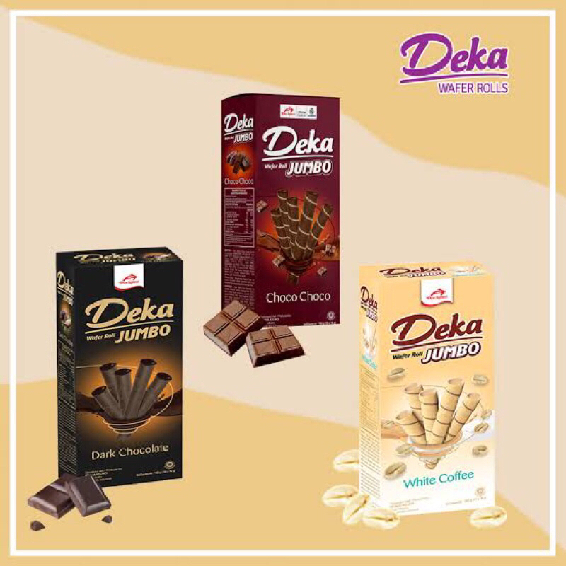 Deka Wafer Roll Jumbo 100g | Shopee Philippines