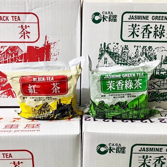 CASA Assam Black Tea, Jasmine Green Tea 600g tea bags for Milktea, Milk ...