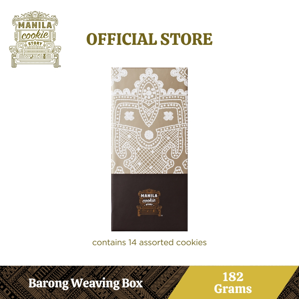 Manila Cookie Story Barong Tagalog Weaving Gift Box Cookies 14 Assorted ...