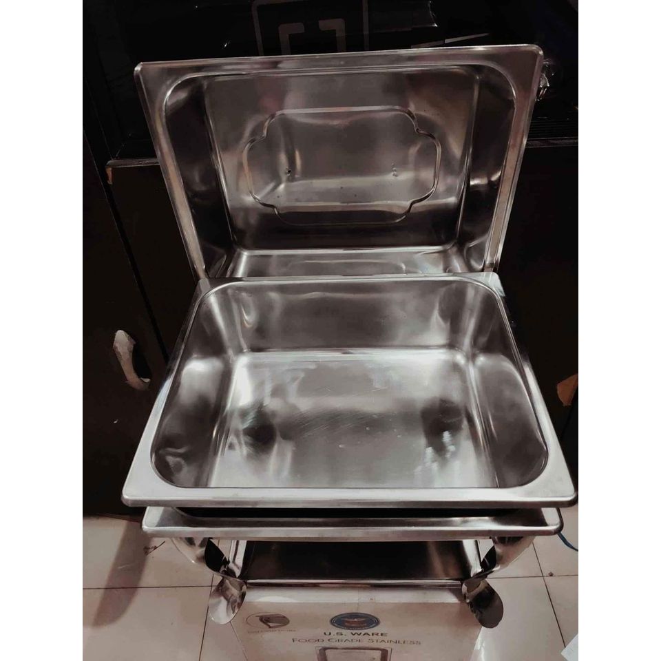 Rectangular Chafing Dish Original Stainless US Ware Half Size | Shopee ...