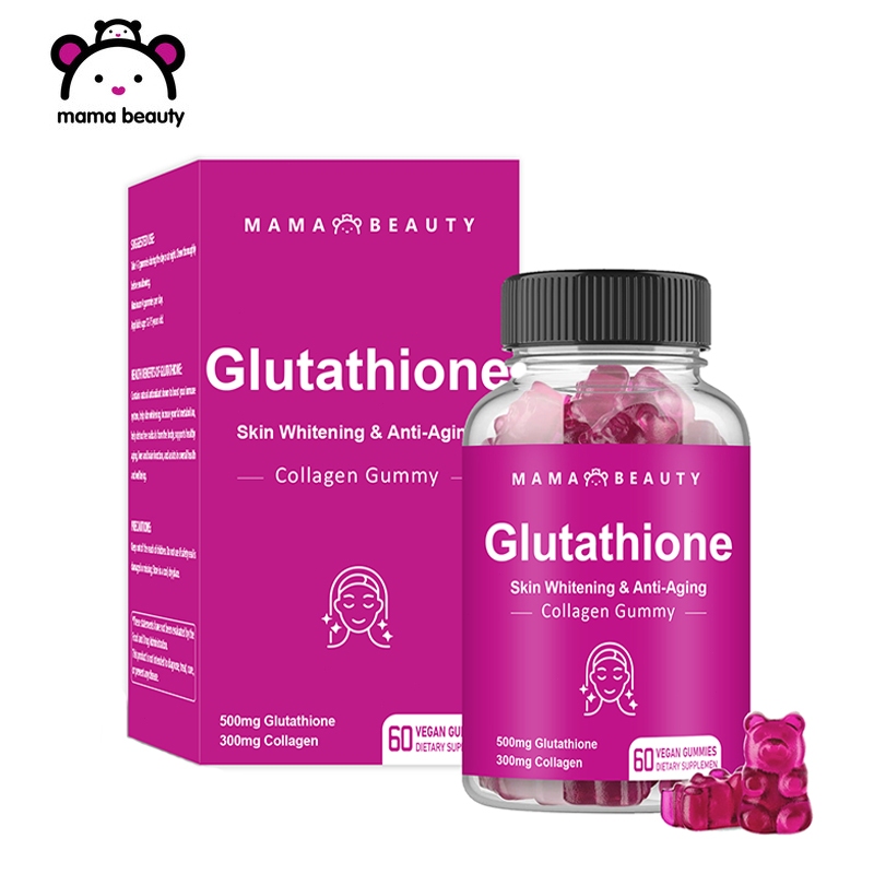 MAMA BEAUTY Glutathione Gummy with Collagen Anti-Aging Whitening Skin ...