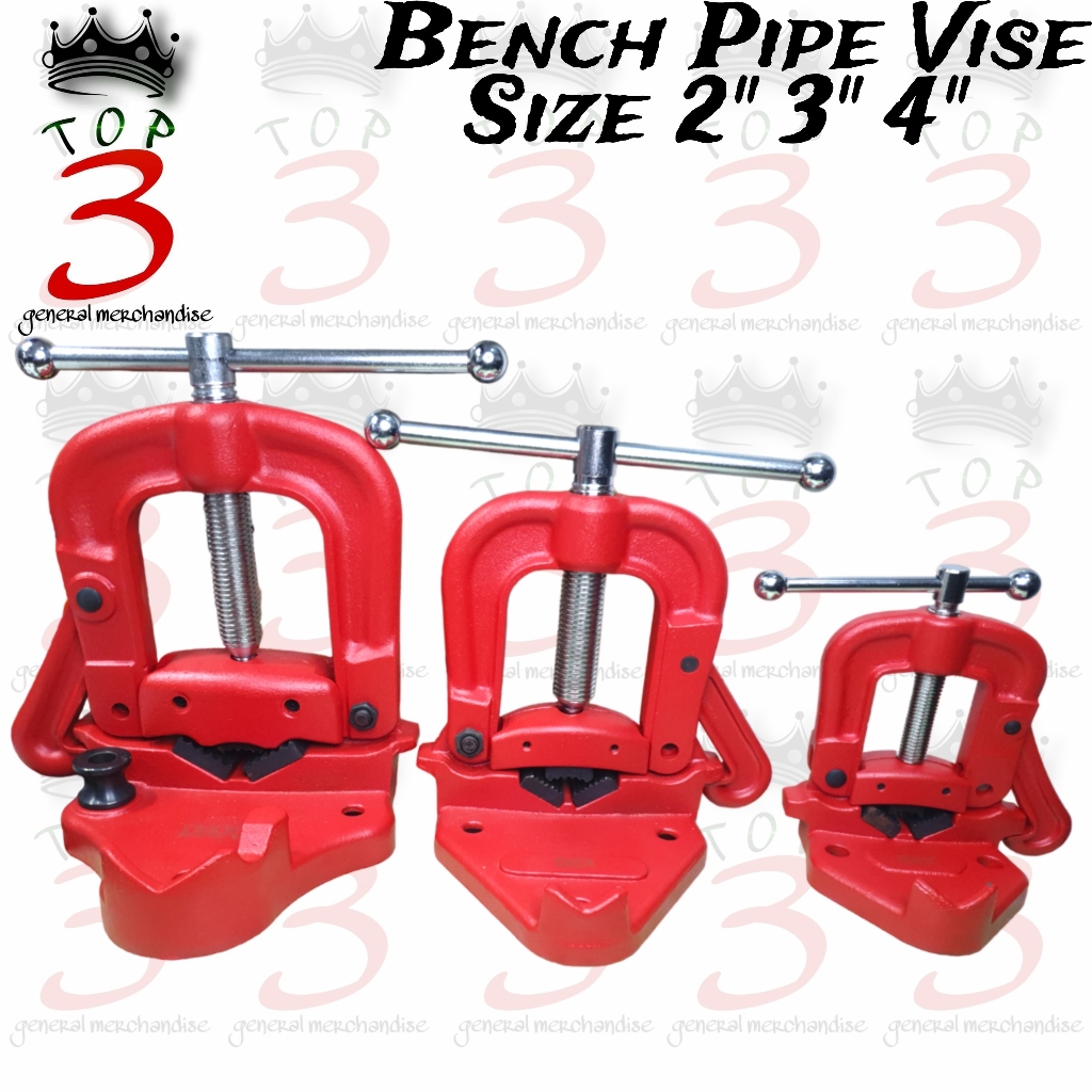 DAX Heavy Duty Bench Yoke Pipe Vise 2" 3" 4" | Shopee Philippines