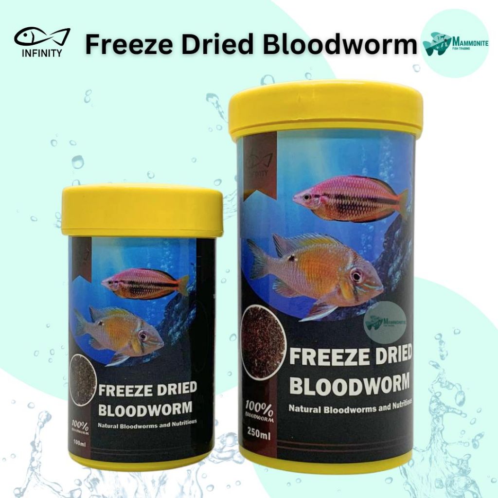 Infinity Freeze Dried Bloodworm for All Types of Fish | Shopee Philippines
