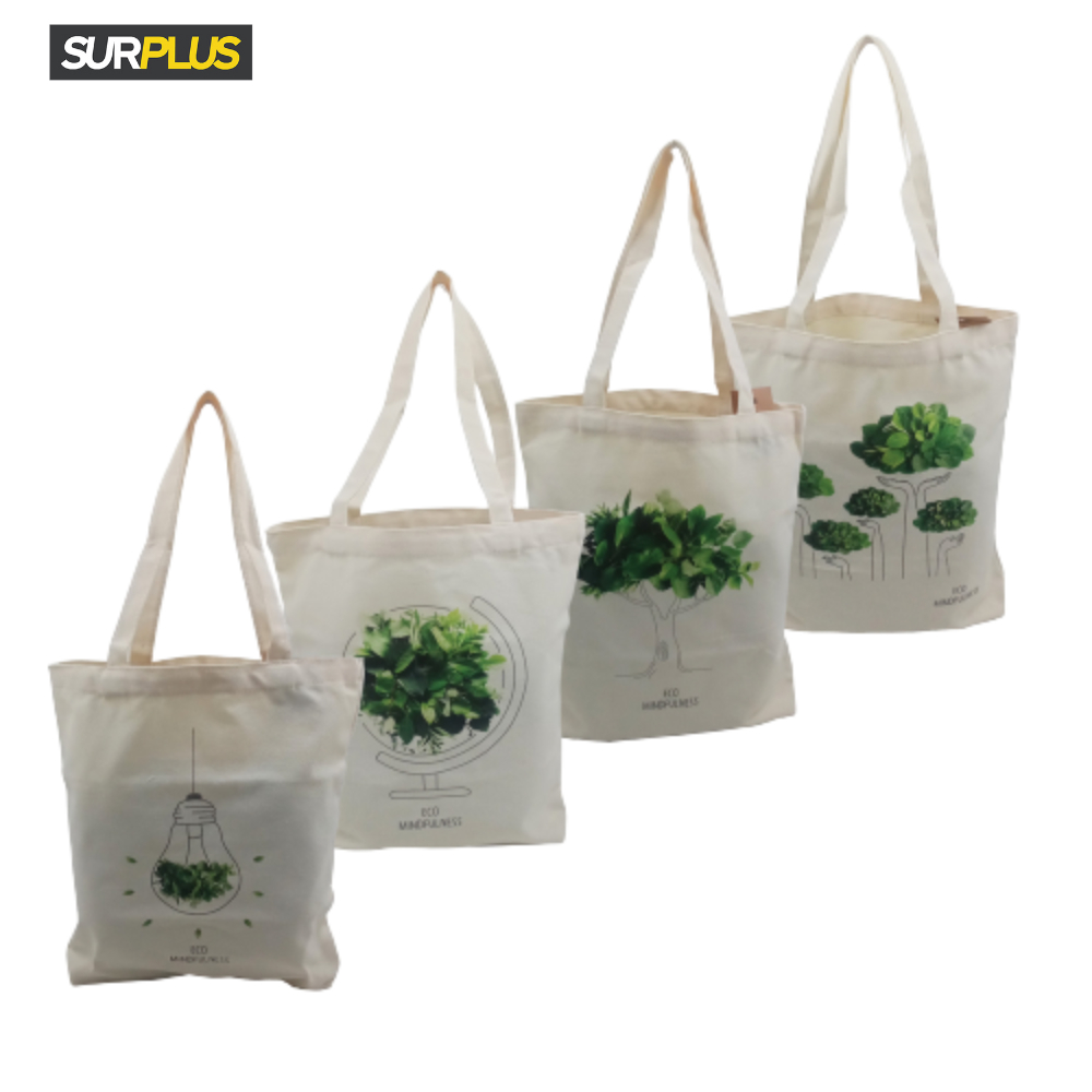 Surplus Canvas Tote Bag (Save The Earth Series) | Shopee Philippines