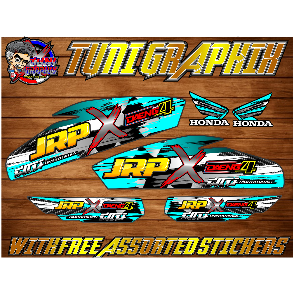 TMX / RUSI / PINOY / MOTOPOSH / SKYGO / DECALS STICKER V6 ( JRP X DAENG ...