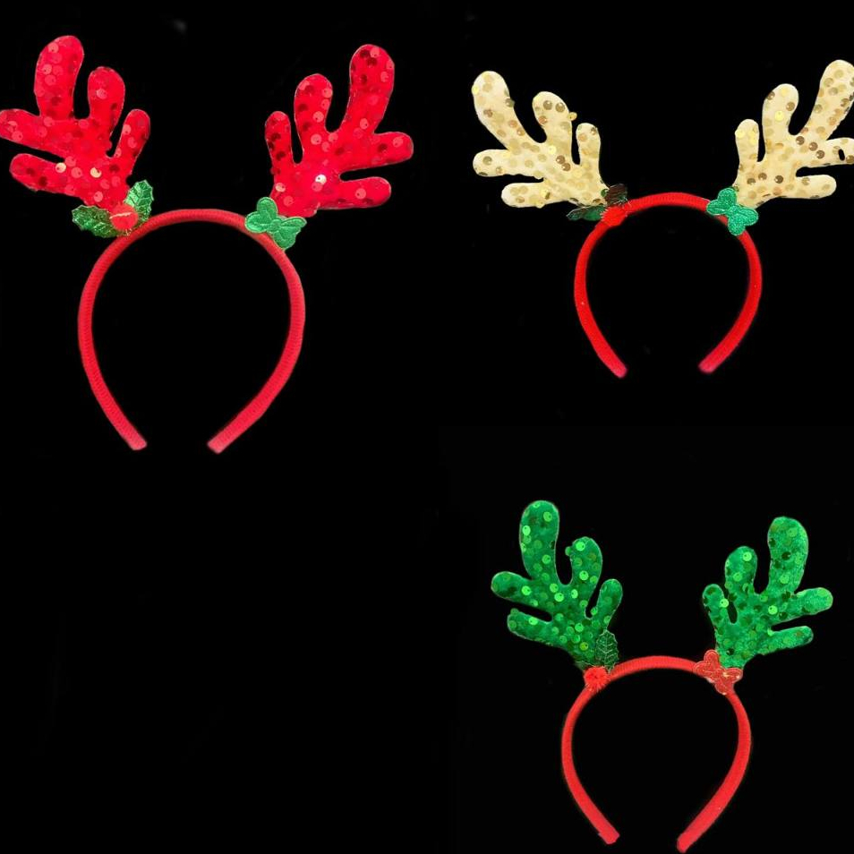 Christmas Headband Reindeers Headband and santa headband | Shopee ...