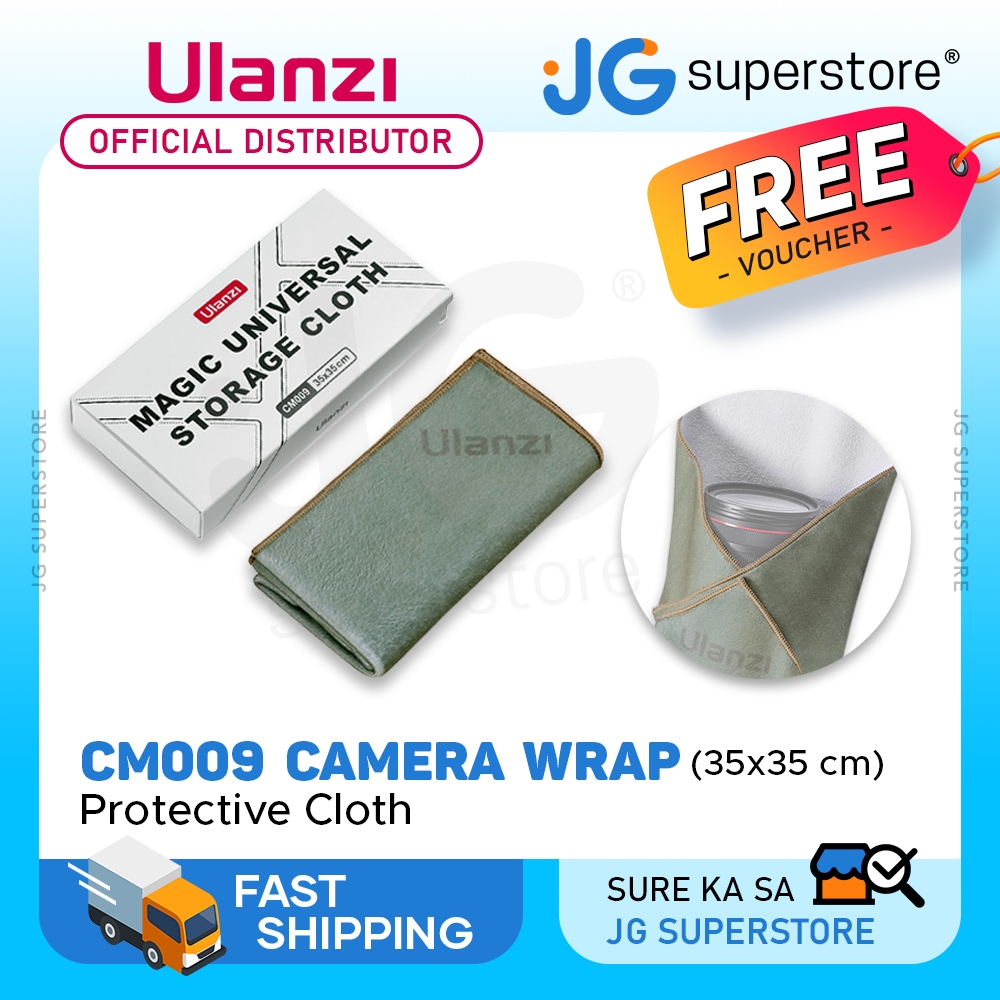 Ulanzi CM009 Micro Fine Camera Protective Wrap (45x4cm / 35x35cm) Ultra-fine Fabric | JG ...