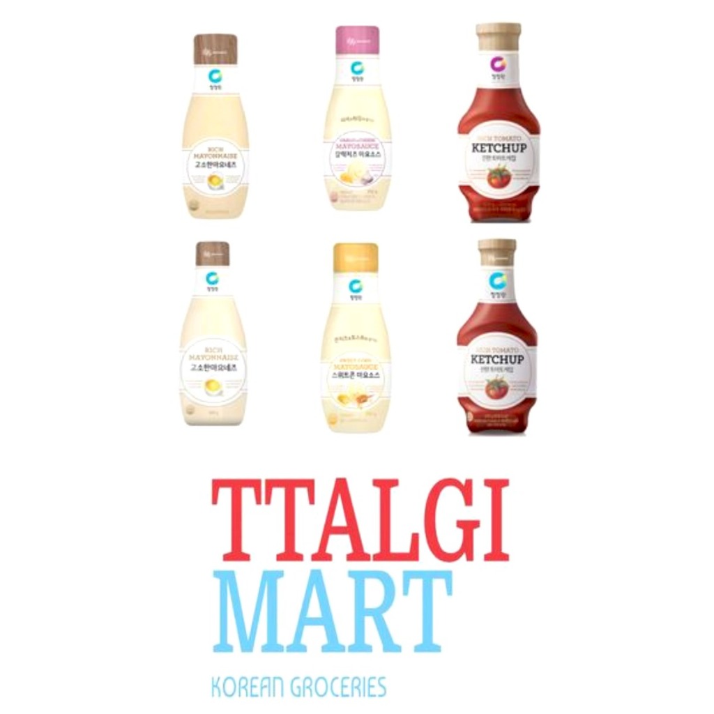 DAESANG RICH MAYONNAISE & KETCHUP 300G-500G / GARLIC CHEESE & SWEET ...