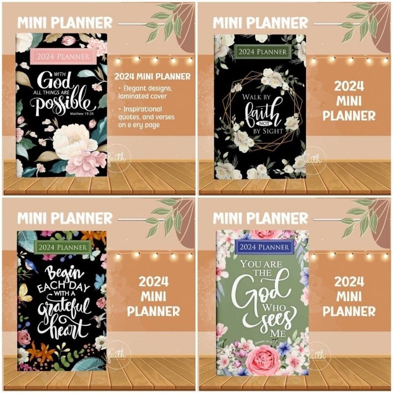 MINI PLANNER with Inspirational Quotes | Bible Verse | Shopee Philippines
