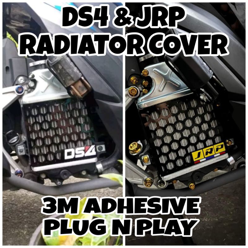 DS4 / JRP RADIATOR COVER FOR HONDA CLICK / NMAX 155 / PCX / AEROX / ADV ...