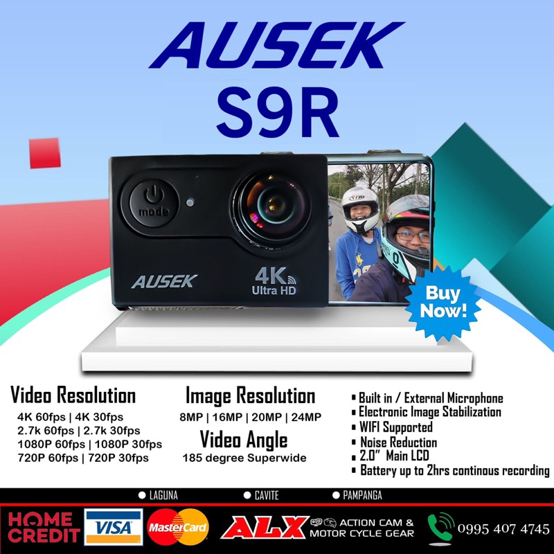 AUSEK S9R Superwide Action Camera | Shopee Philippines