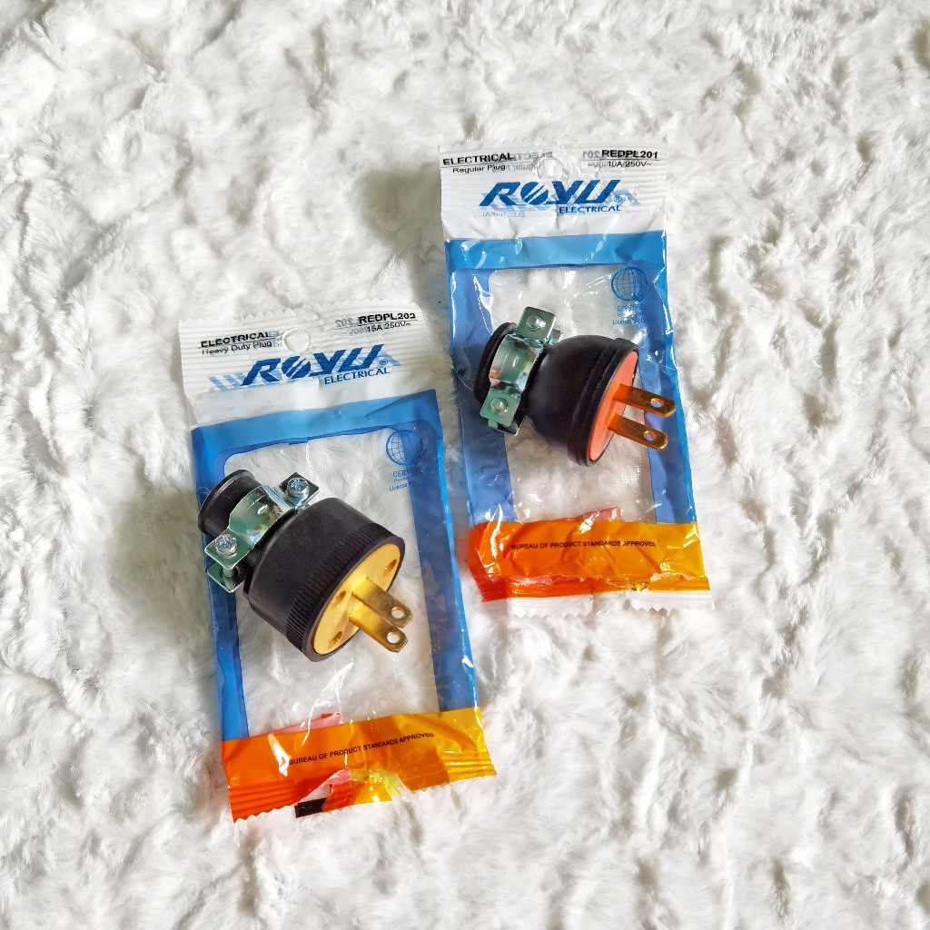 ROYU Rubber Plug Regular Heavy Duty HD Plugs with Clip Lock Safety ...