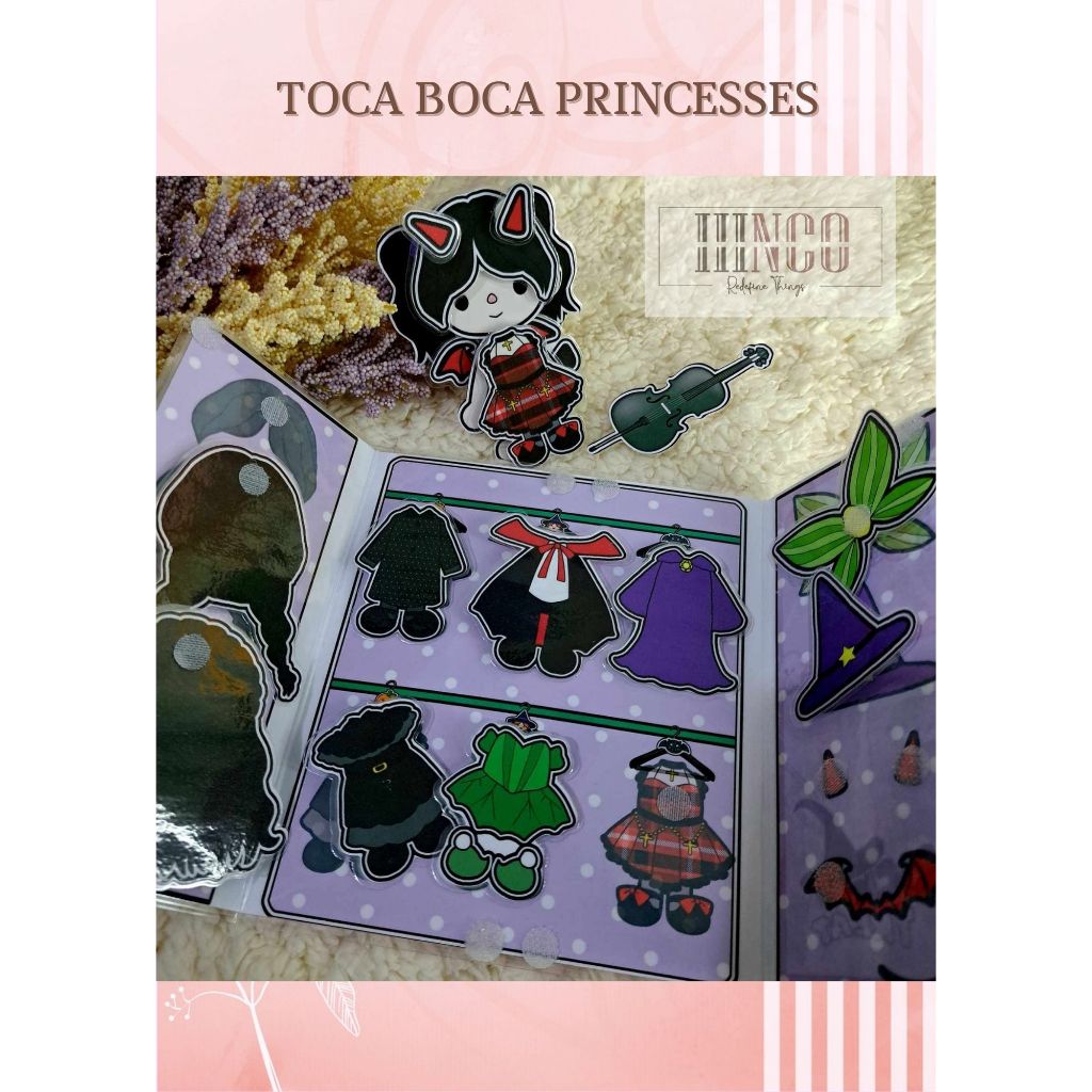 IIINCO TOCA BOCA WEDNESDAY PAPER DOLLS TOYS FOR KIDS GIRLS,LAMINATED ...