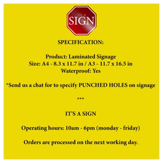 Bigas Rice For Sale Sign - Laminated Signage Labels - A4 / A3 Size ...