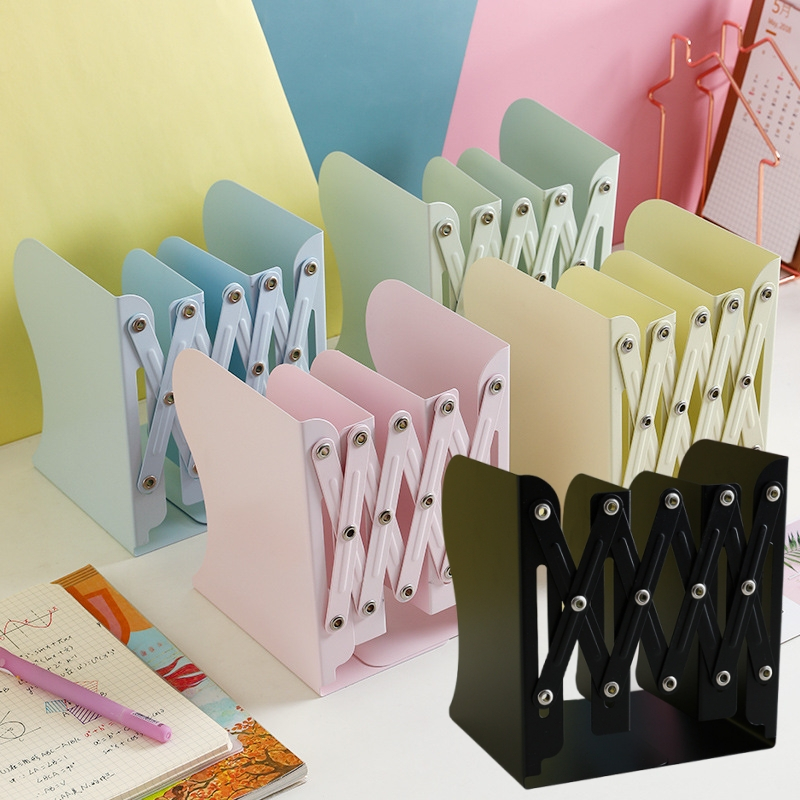 Book Holder Adjustable Bookend Retractable Book Stand Multi ...