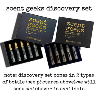 Scent Geeks Oil Perfumes Discovery Set 25-30% Parfum 5pcs 5ml | Shopee ...