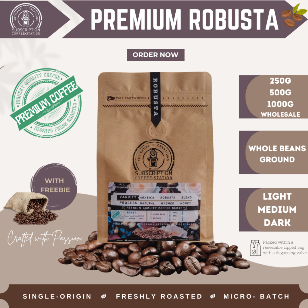SUB COFFEE ROASTERS PREMIUM ROBUSTA - Freshly Roasted Premium Quality ...
