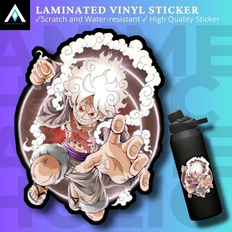 LUFFY JOYBOY GEAR 5 ONE PIECE MONKEY D. LUFFY 2 ~| ANIMEHOLIC LAMINATED ...