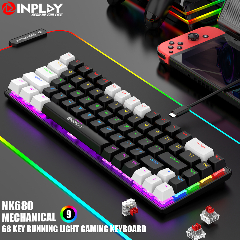 INPLAY NK680 MECHANICAL KEYBOARD 68 KEY RGB | Shopee Philippines
