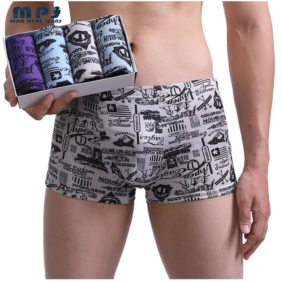(4Pcs)Boxer Brief for man | Shopee Philippines