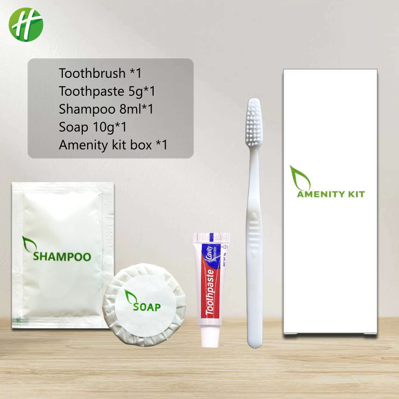 100SETS toothbrush toothpaste shampoo soap With box Hotel toiletries ...