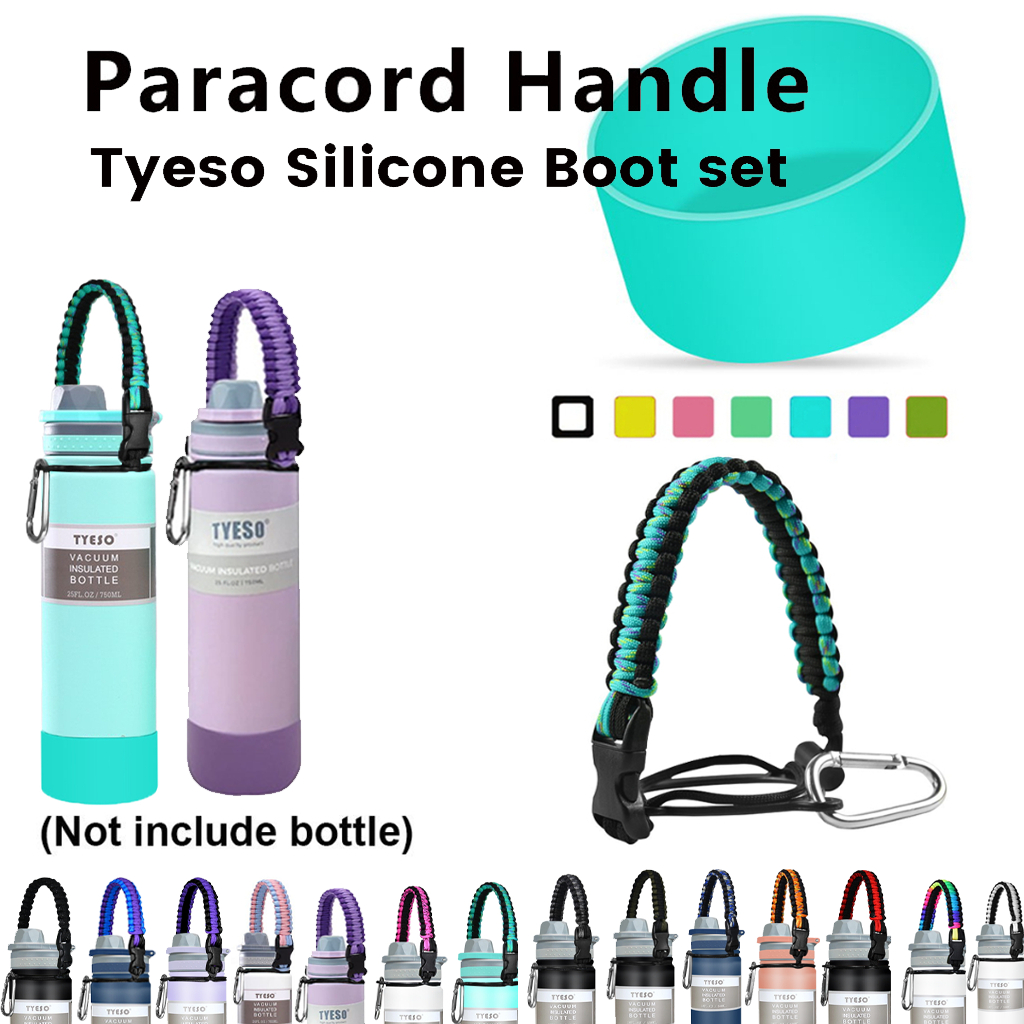 530ML &750ML Tyeso Accessories Silicon Boot And Paracord Handle Set ...
