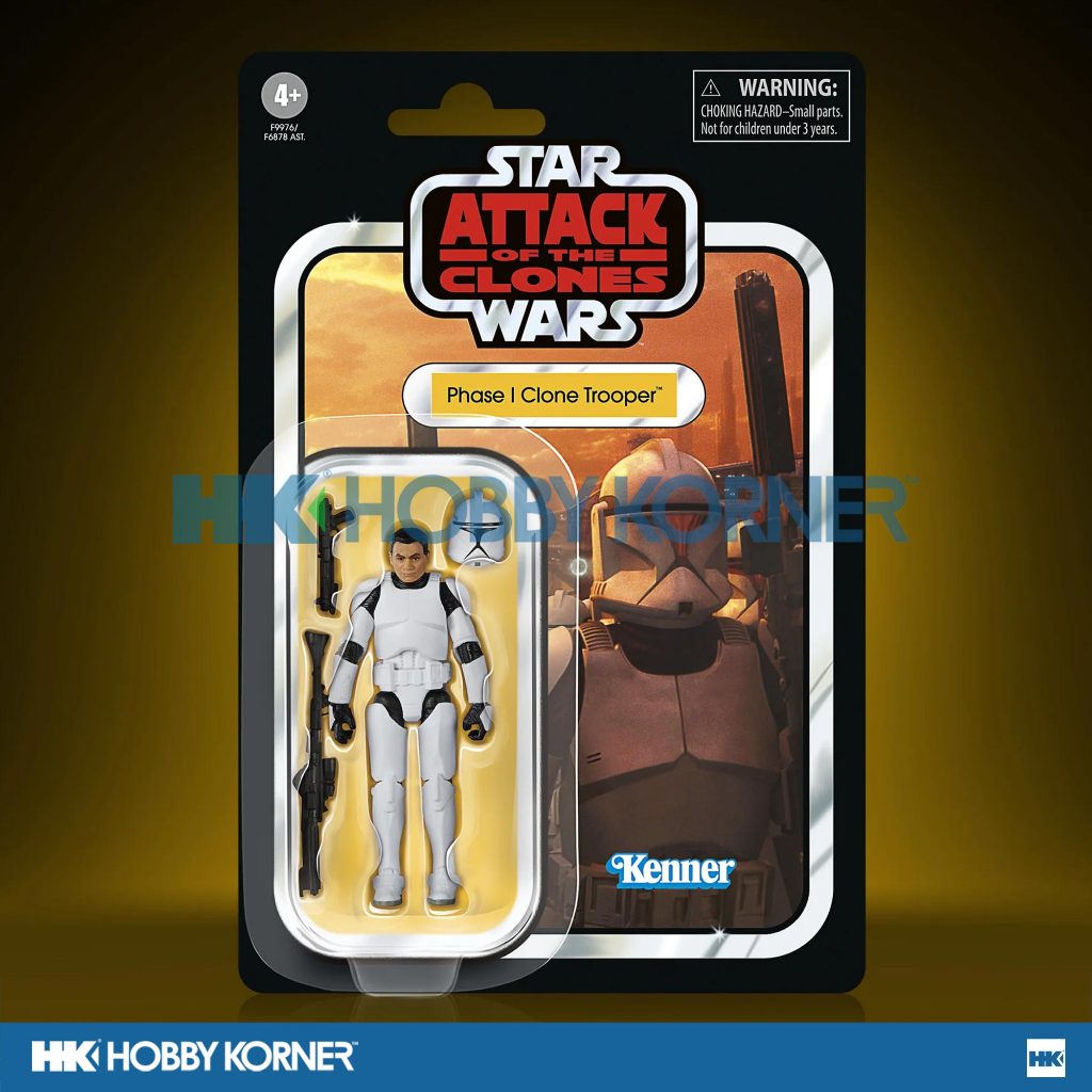 (IN STOCK) HASBRO Star Wars TVC 3.75 Inch Scale Phase I Clone Trooper ...