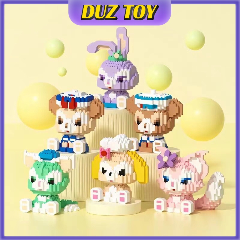 Mini Blocks Cute Cartoon Characters Toys Building Blocks Educational ...