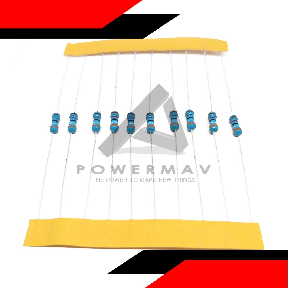 10pcs 39k ohms 5 band 1/4w Metal film resistor 1% ohm for pcb breadboard arduino uno mega nano ...