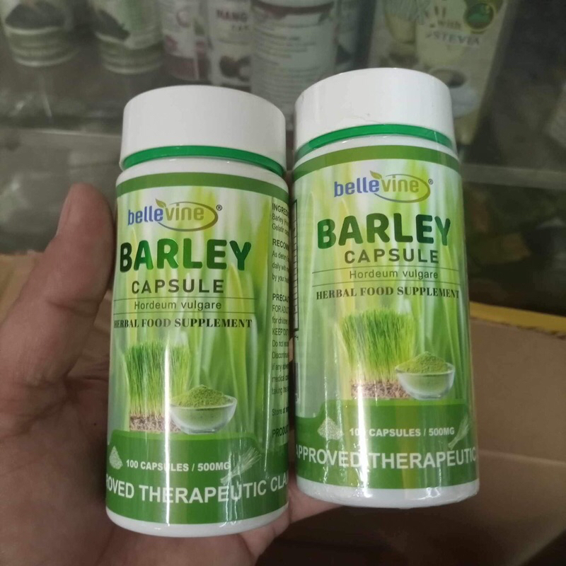 Pure Barley Herbal supplement 100 capsules /500mg | Shopee Philippines