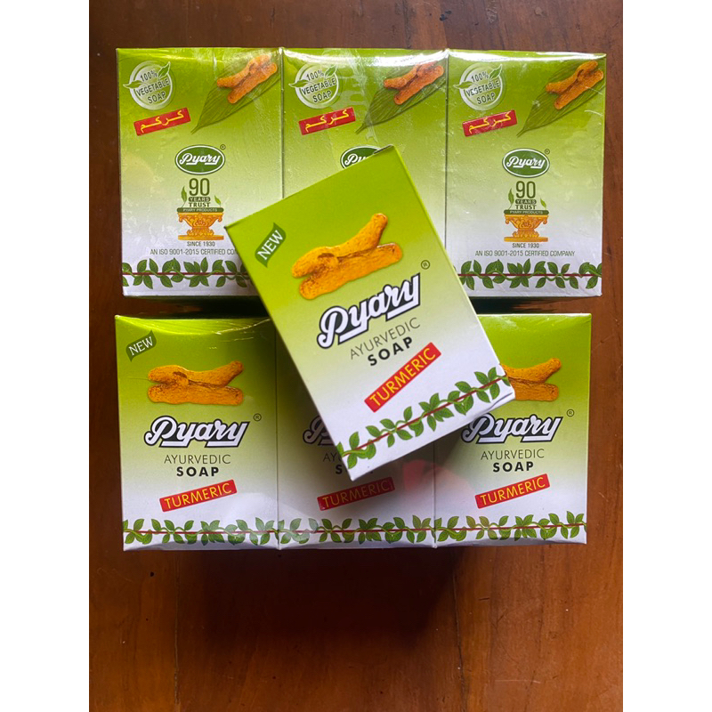 ORIGINAL Pyary Ayurverdic Turmeric Soap 75g | Shopee Philippines