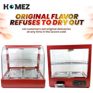 Heavy Duty Curve Glass Showcase Display Electric Food Warmer Food ...