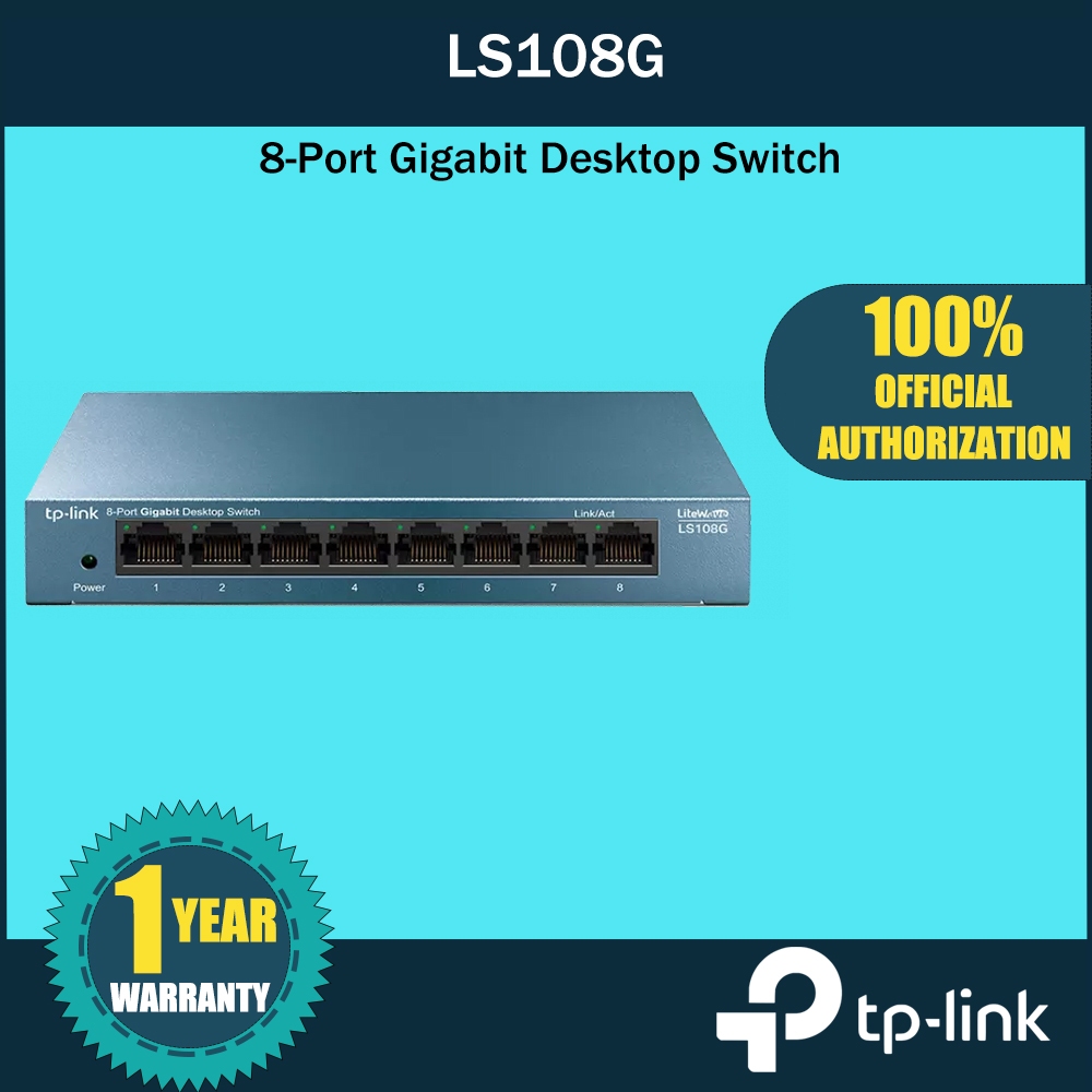 TP-Link 8 Port Gigabit Ethernet Network Switch, Ethernet Splitter No ...