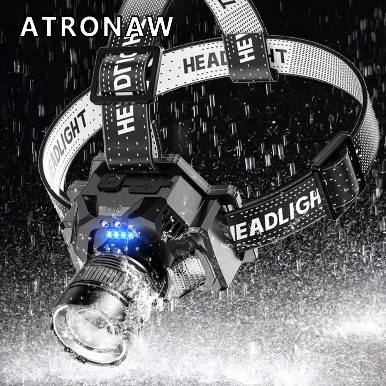 P6 Headlamp Head Flashlight Strong Headlight Fishing Water Proof Led ...