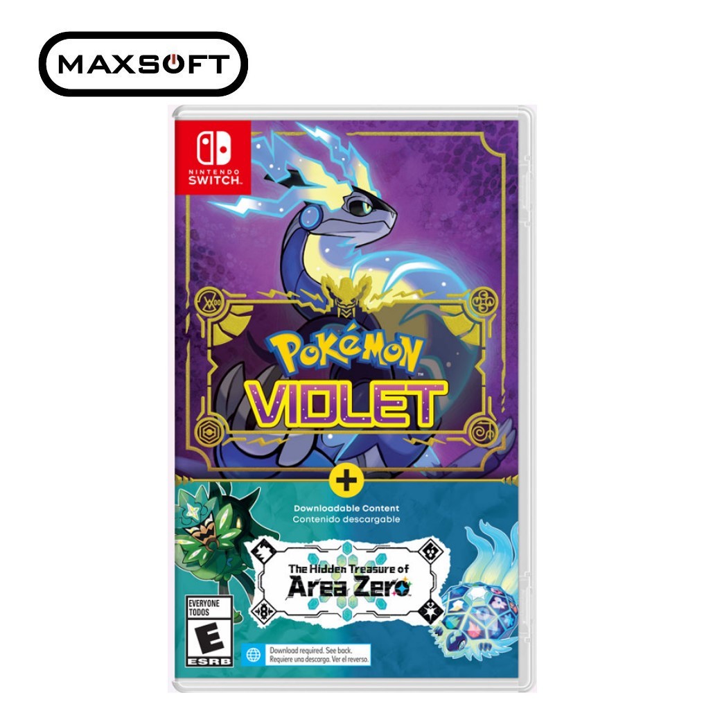 Nintendo Switch Pokémon Violet + The Hidden Treasure of Area Zero DLC ...