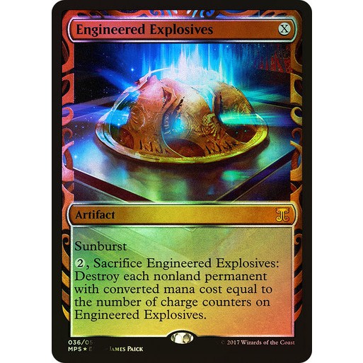 MTG Proxy Card - Engineered Explosives (Foil) | Kaladesh Inventions (MPS) | Shopee Philippines