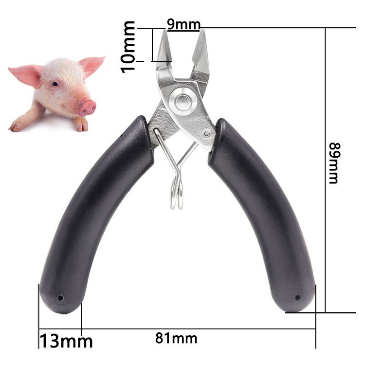 1 2 5Pcs Stainless Piglet teeth cutter Pig tooth nipper Teeth clipper ...