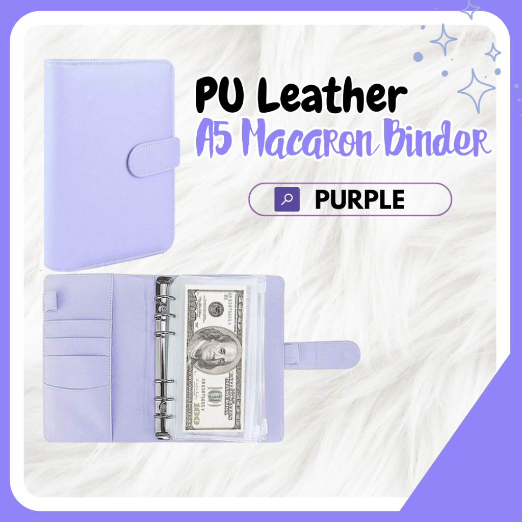 A5 Macaron Laser Hologram Notebook Binder Storage Photocard Binder with ...