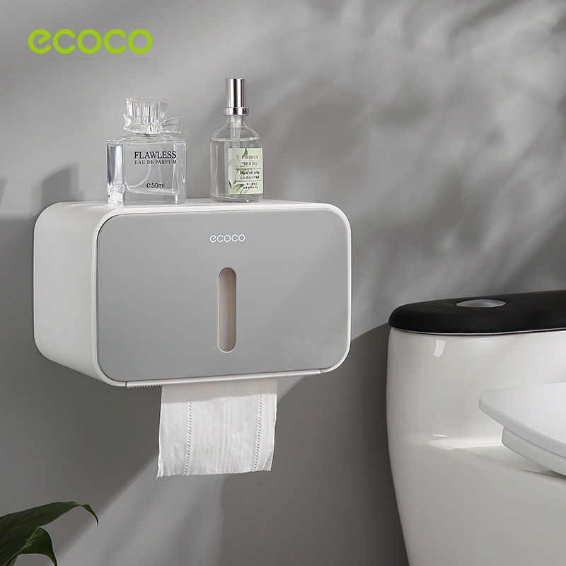Ecoco Bathroom Tissue Holder Tissue Dispenser Tissue Roll Organizer ...