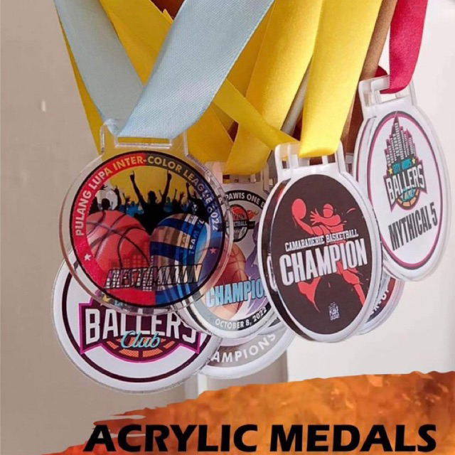 ACRYLIC MEDALS SPORTS AND ACADEMIC | Shopee Philippines