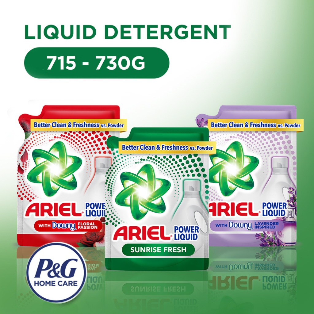 Ariel Liquid Detergent Sunrise Fresh Floral Passion Lavender 715 - 730g ...