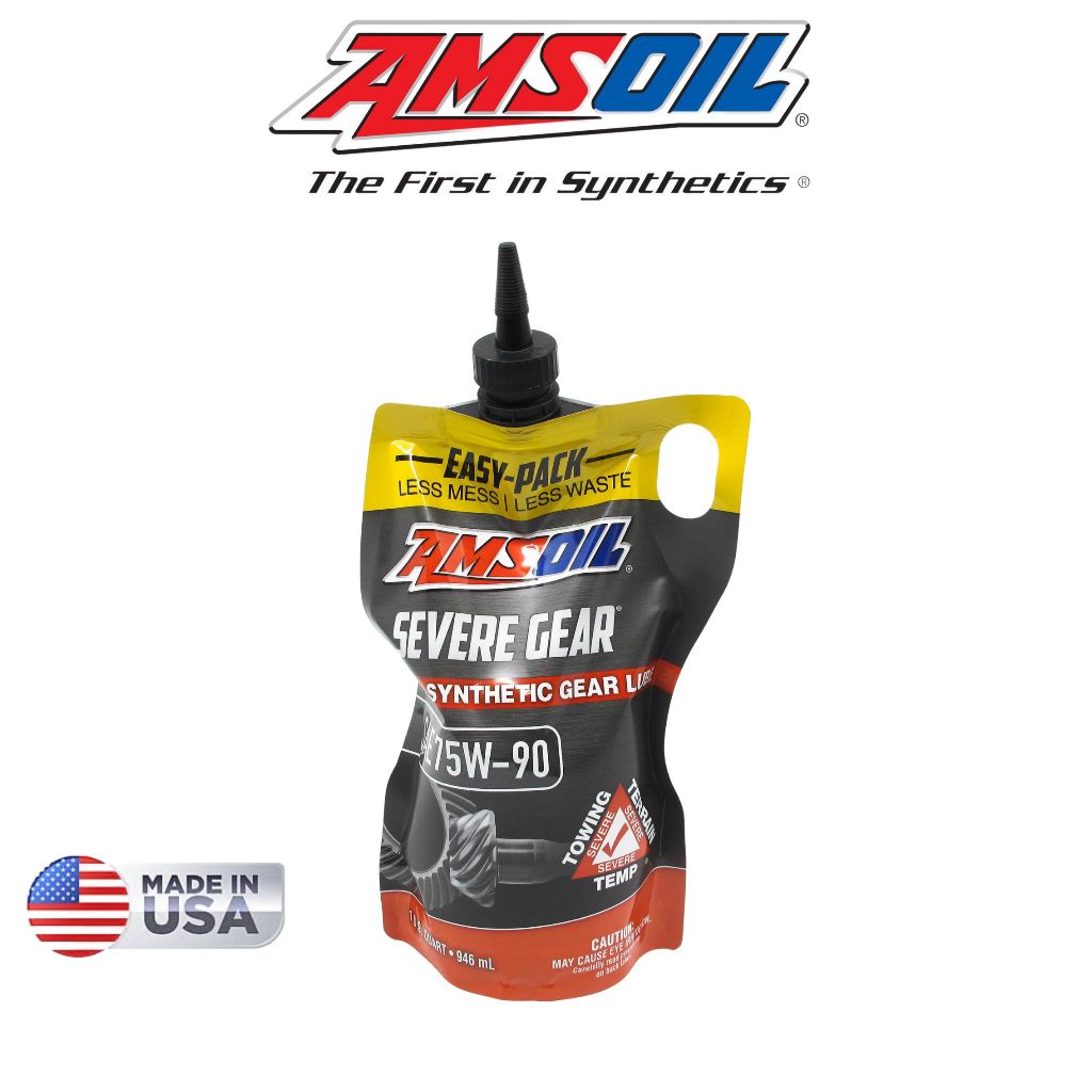 AMSOIL 75W90 Severe Gear Lube Fully Synthetic (1 Quart) | Shopee ...