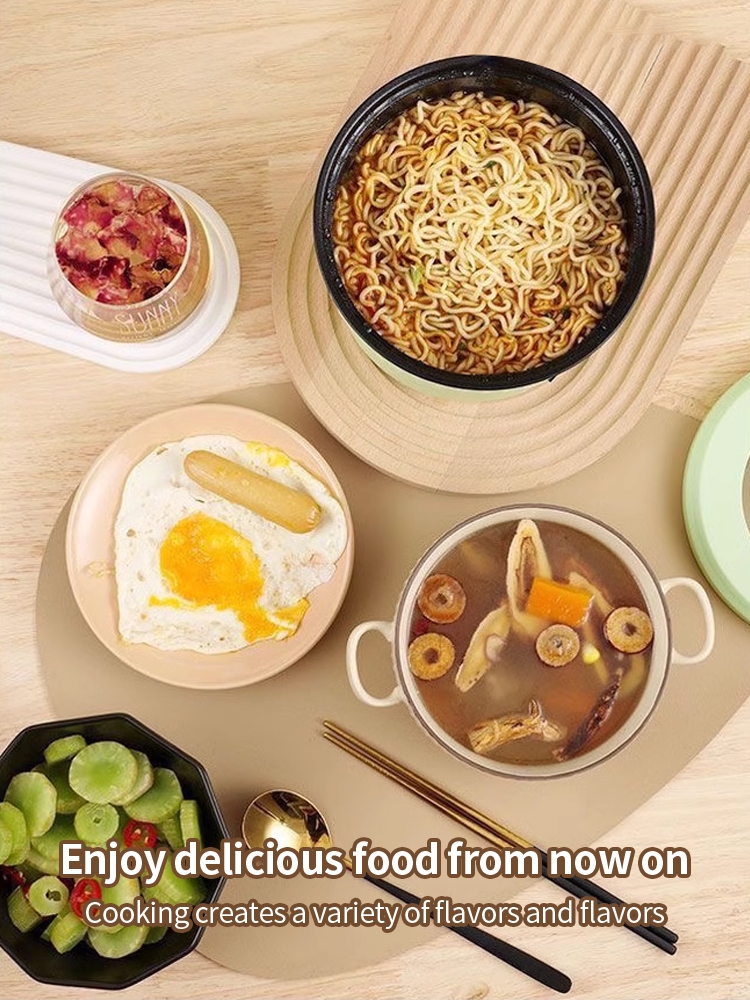 ICON Mini Electric Cooker Noodle pot Induction 1.5L Free Steamer Non ...