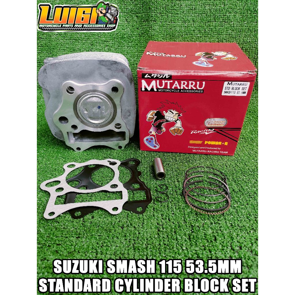 MUTARRU SUZUKI SMASH 115 53.5MM STANDARD CYLINDER BLOCK | Shopee ...
